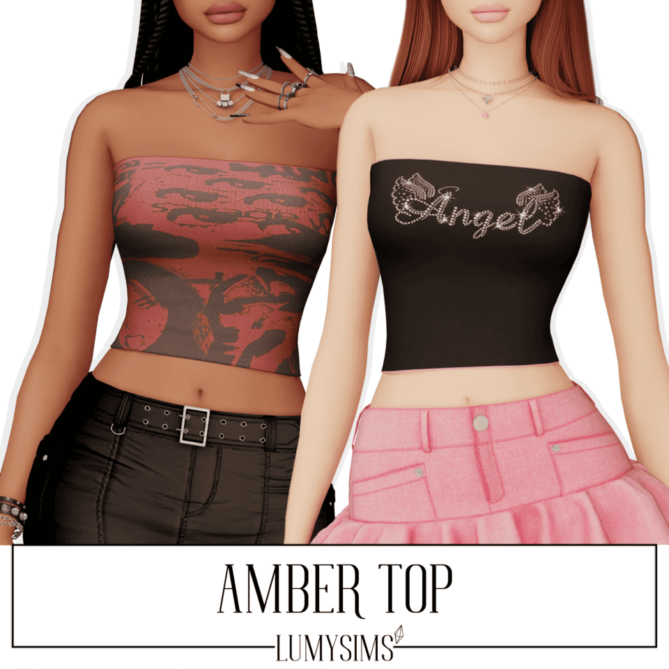 32+ Best Sims 4 Tops CC: Crop, Blouse, T-shirt, Off-shoulder, and More
