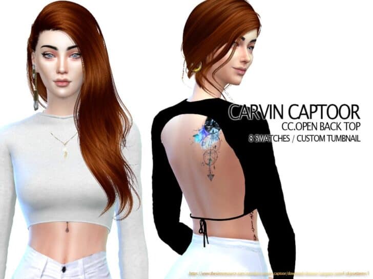 32+ Best Sims 4 Tops CC: Crop, Blouse, T-shirt, Off-shoulder, and More