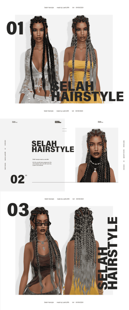 Top 27+ Sims 4 Braids CC: Boho, Knotless, Jumbo, Box Braids, And More