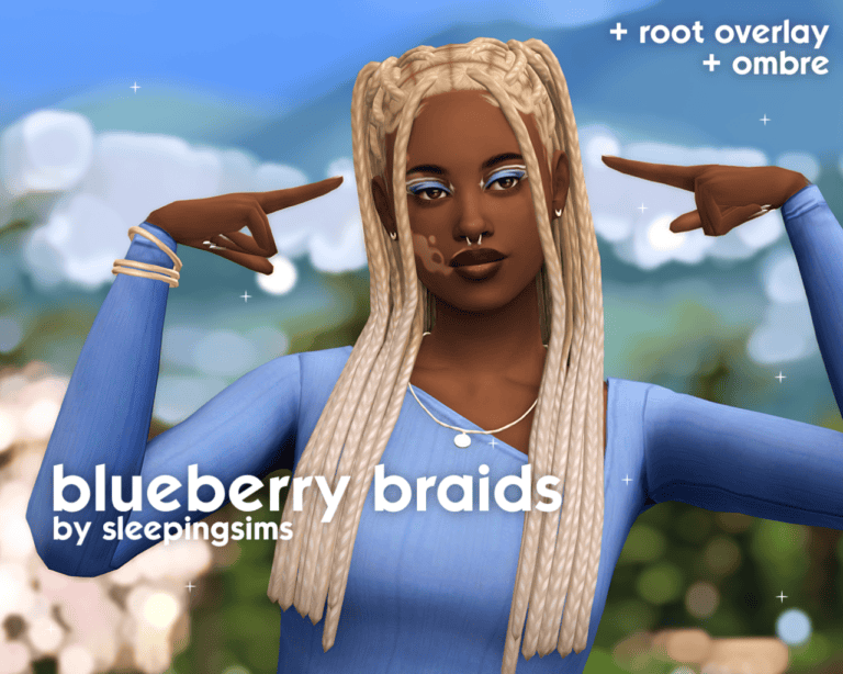 Top 27+ Sims 4 Braids CC: Boho, Knotless, Jumbo, Box Braids, And More