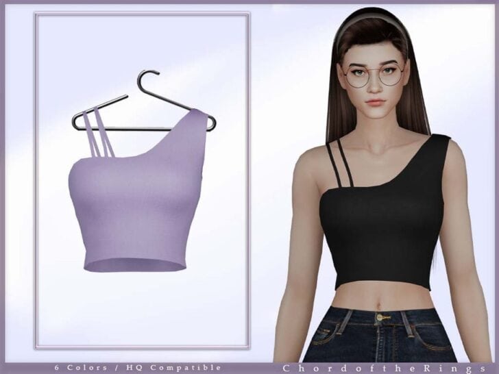 32+ Best Sims 4 Tops CC: Crop, Blouse, T-shirt, Off-shoulder, and More