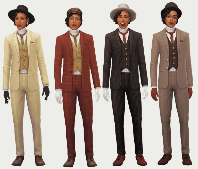 27+ Best Sims 4 Male Suit CC For Formal Elegant Wear