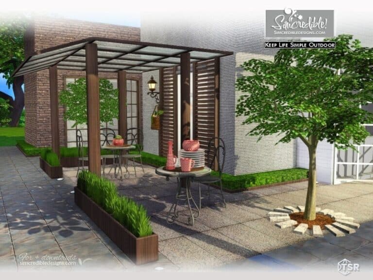 23+ Best Sims 4 Outdoor Furniture CC To Transform Your Backyard And Patio