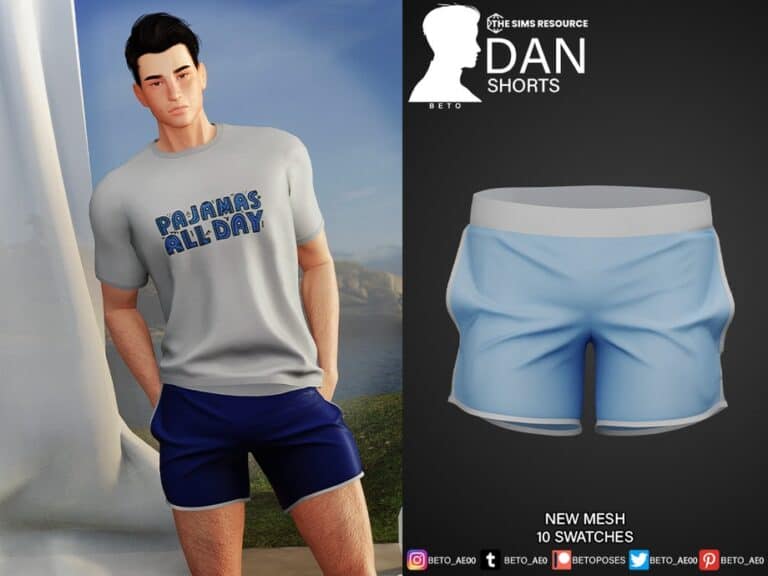 27+ Best Sims 4 Male Shorts CC For Casual, Sporty, And Swimwear Styles