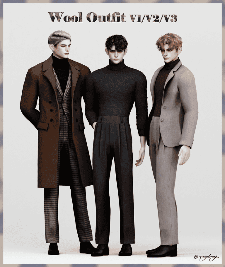 27+ Best Sims 4 Male Suit CC For Formal Elegant Wear