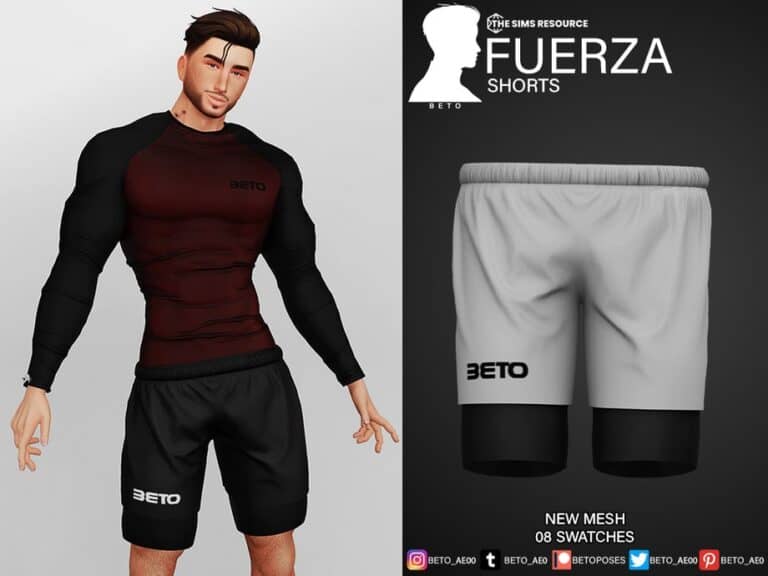 27+ Best Sims 4 Male Shorts CC For Casual, Sporty, And Swimwear Styles