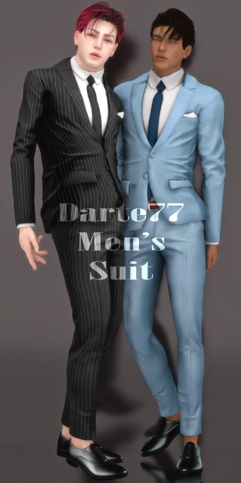 27+ Best Sims 4 Male Suit CC For Formal Elegant Wear