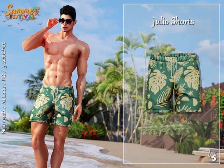27+ Best Sims 4 Male Shorts CC For Casual, Sporty, And Swimwear Styles