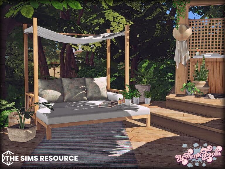 23+ Best Sims 4 Outdoor Furniture CC To Transform Your Backyard And Patio