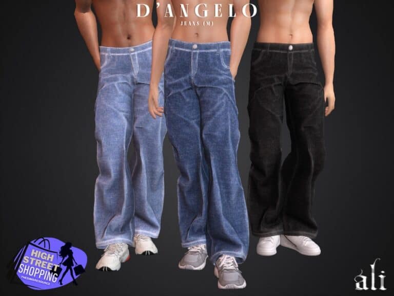 28+ Best Sims 4 Male Jeans CC For Trendy And Realistic Styles