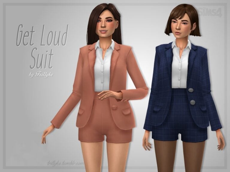 Top 25+ Sims 4 Female Suit CC for Stylish and Professional Looks