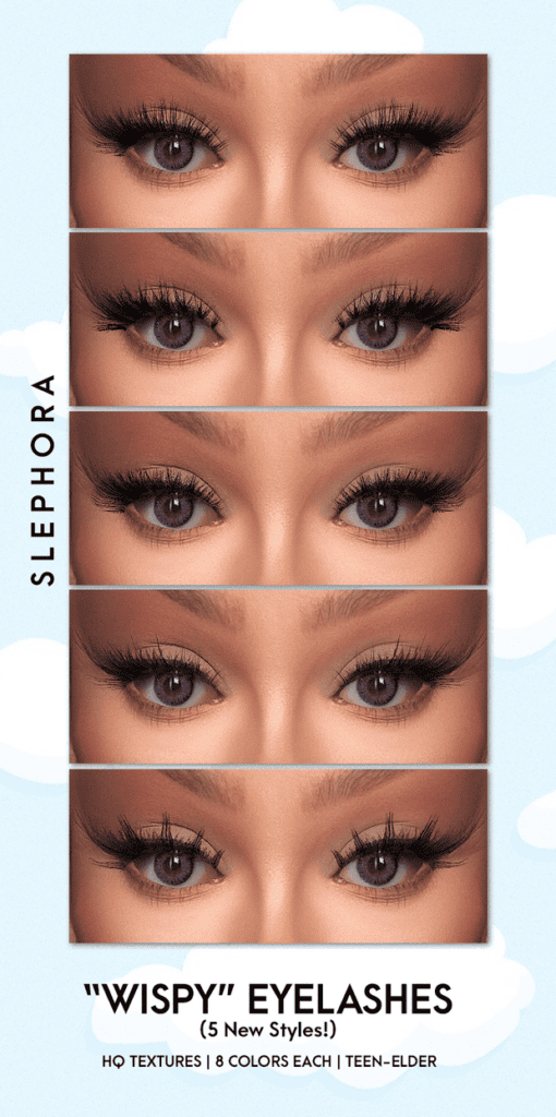 27+ Best Sims 4 Eyelashes CC for Stunning Sims Makeovers