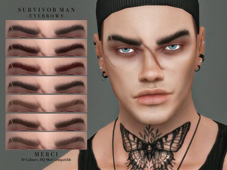 29+ Best Sims 4 Male Eyebrows CC For The Perfect Masculine Look