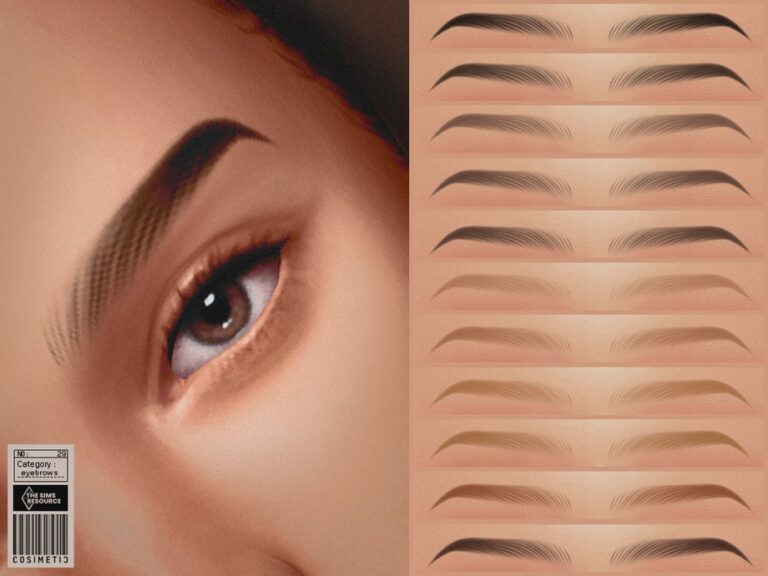 35+ Best Sims 4 Eyebrows CC: Must-Have Custom Content For Your Game