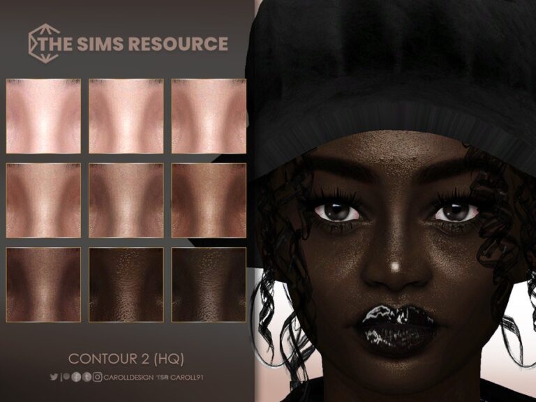 27+ Best Sims 4 Contour CC for Flawless Sim Makeup