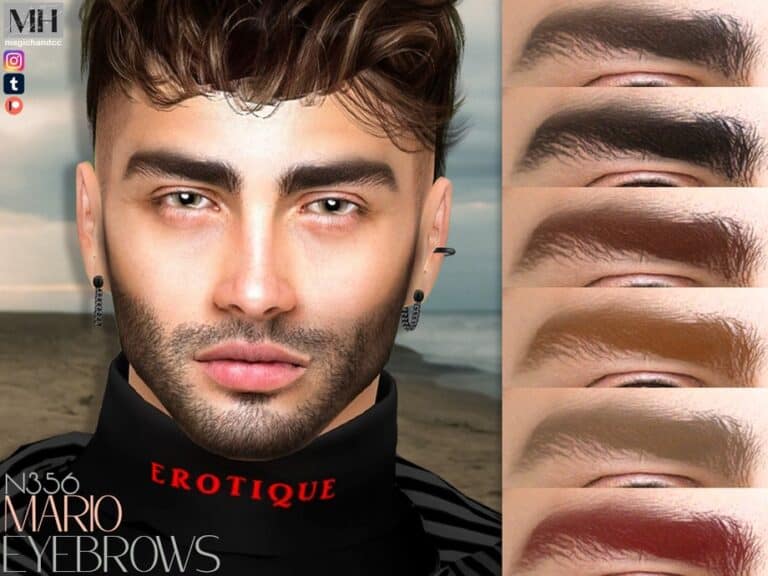29+ Best Sims 4 Male Eyebrows CC For The Perfect Masculine Look