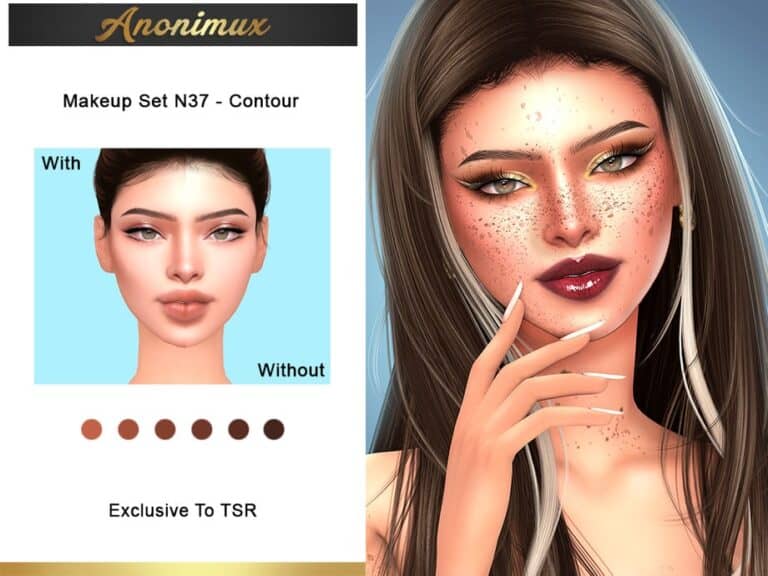 27+ Best Sims 4 Contour CC for Flawless Sim Makeup