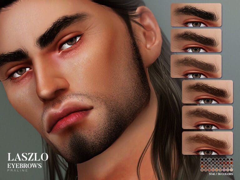 29+ Best Sims 4 Male Eyebrows CC For The Perfect Masculine Look