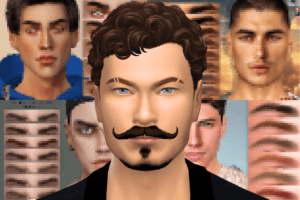 29+ Best Sims 4 Male Eyebrows CC For The Perfect Masculine Look