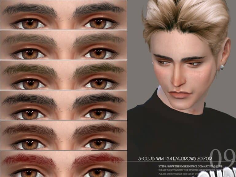 29+ Best Sims 4 Male Eyebrows CC For The Perfect Masculine Look