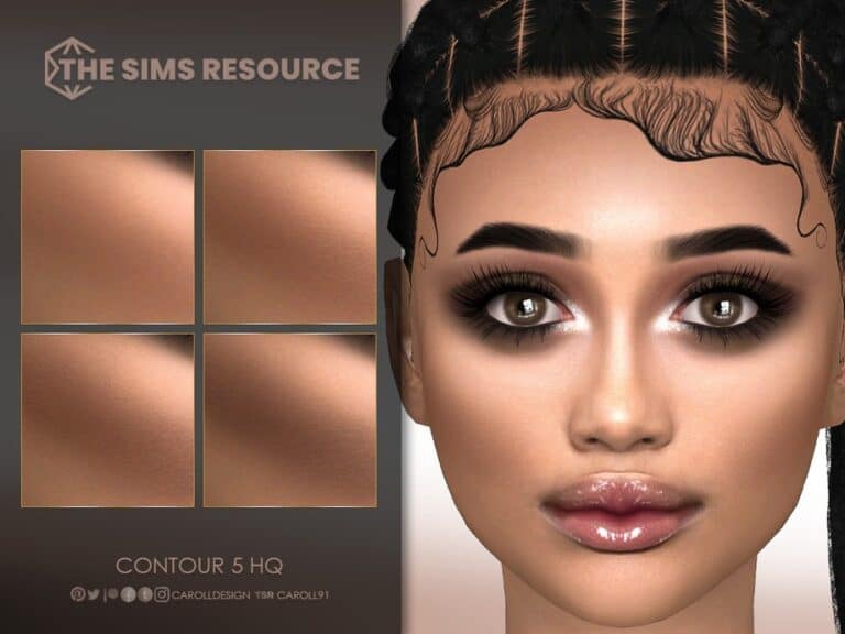 27+ Best Sims 4 Contour CC for Flawless Sim Makeup