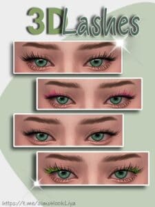 27+ Best Sims 4 Eyelashes CC for Stunning Sims Makeovers