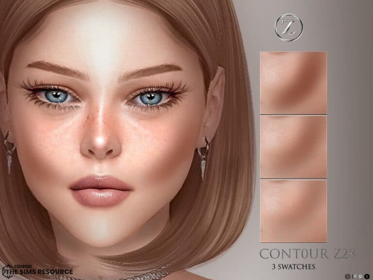 27+ Best Sims 4 Contour CC for Flawless Sim Makeup