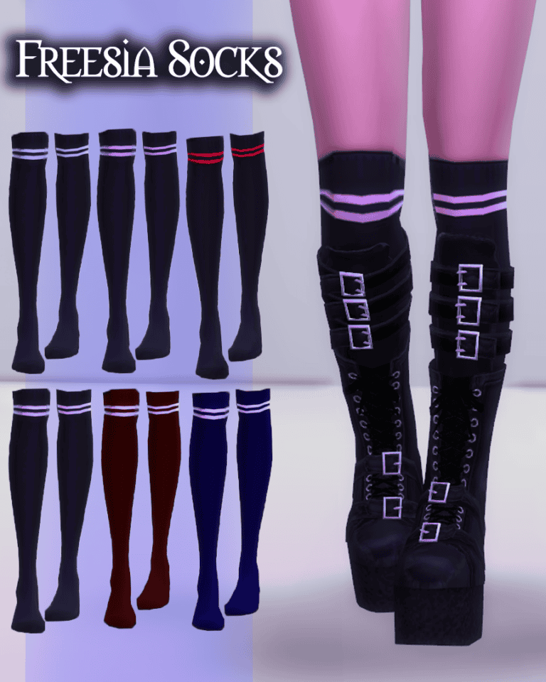 28+ Best Sims 4 Socks CC To Enhance Your Sim's Style