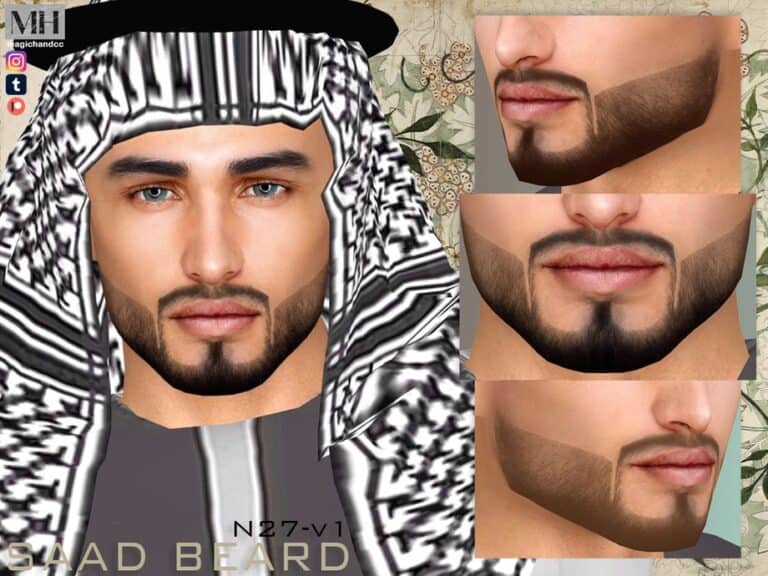 34+ Best Sims 4 Facial Hair CC for Realistic Beards and Mustaches