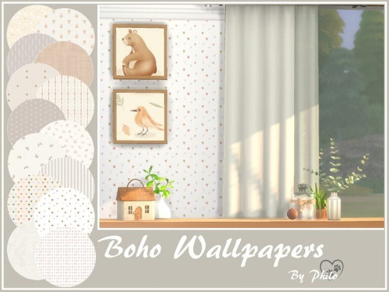 36+ Best Sims 4 Wallpaper CC To Transform Your Sim's Room Aesthetics