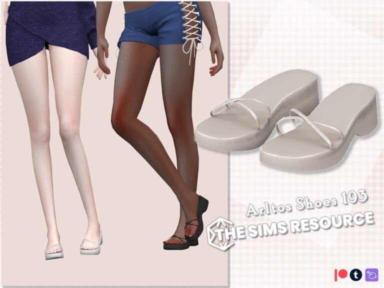 24+ Best Sims 4 Sandals CC: Slides, Flip Flops, Slippers, and More