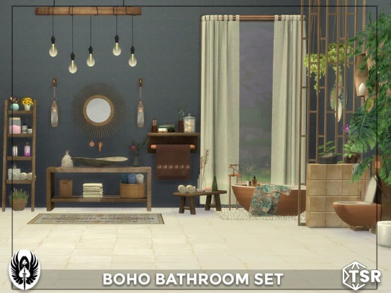 34+ Best Sims 4 Boho Furniture CC for a Chic and Cozy Home