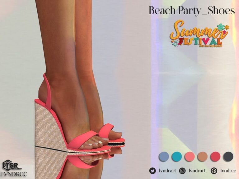 33+ Best Sims 4 Wedges CC for A Comfortable Fit