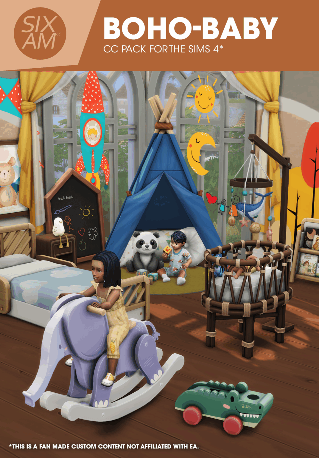 34+ Best Sims 4 Boho Furniture CC for a Chic and Cozy Home