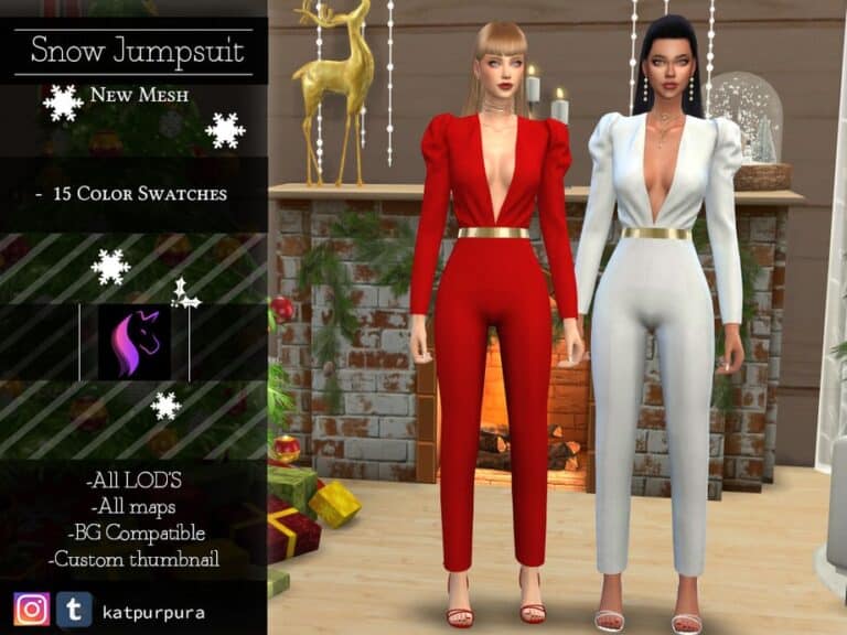 29+ Best Sims 4 Jumpsuit CC For Stylish One-Piece Options
