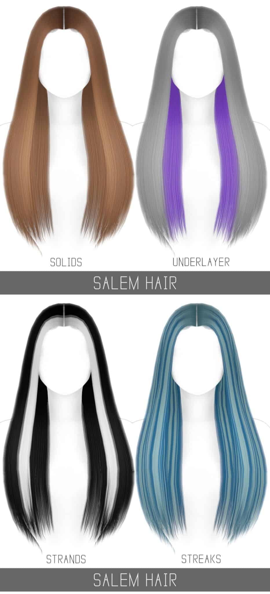 30+ Best Sims 4 Two-Tone Hair CC: Double the Colors, Double the Fun!