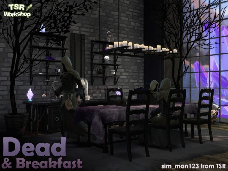 20+ Best Sims 4 Gothic Furniture CC For Dark and Gritty Sims