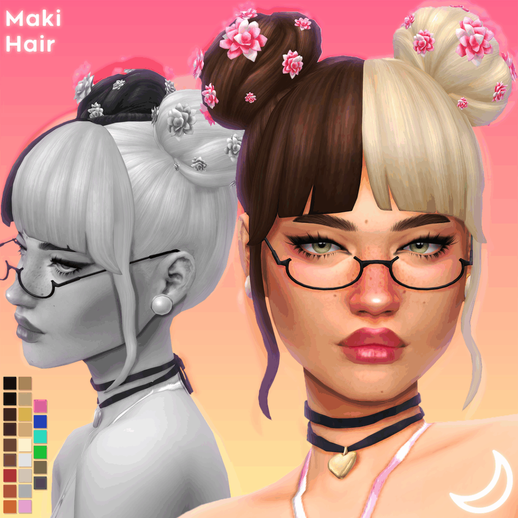 30+ Best Sims 4 Two-Tone Hair CC: Double the Colors, Double the Fun!