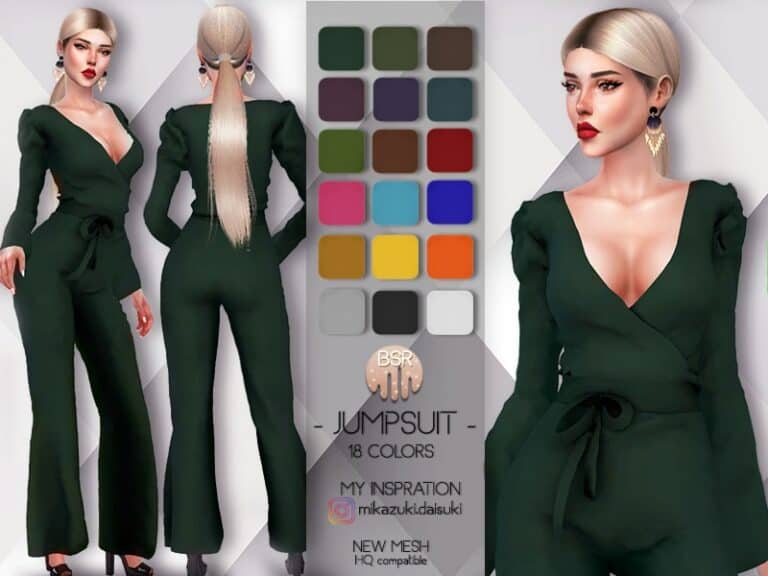 29+ Best Sims 4 Jumpsuit CC For Stylish One-Piece Options