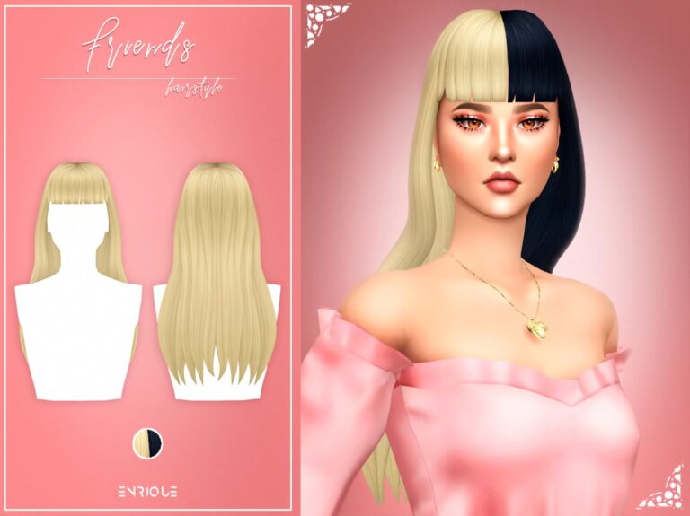 30+ Best Sims 4 Two-Tone Hair CC: Double the Colors, Double the Fun!