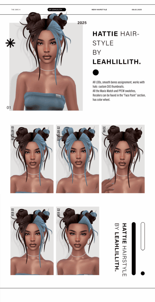 30+ Best Sims 4 Two-Tone Hair CC: Double the Colors, Double the Fun!