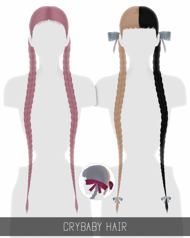 30+ Best Sims 4 Two-Tone Hair CC: Double the Colors, Double the Fun!