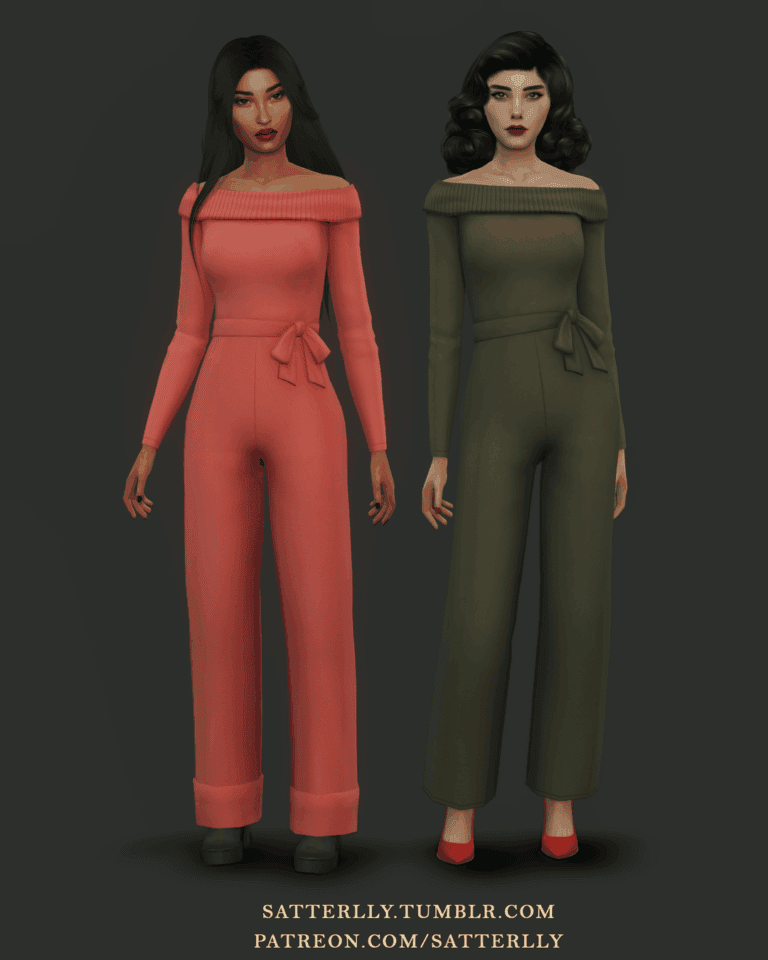 29+ Best Sims 4 Jumpsuit CC For Stylish One-Piece Options