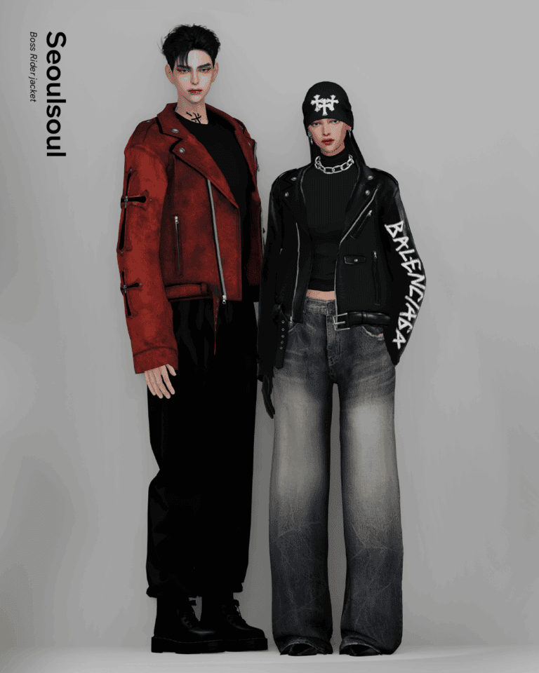 28+ Best Sims 4 Leather Jacket CC to Add Swag to Your Sim's Outfit