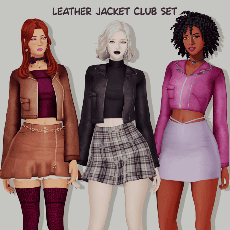 28+ Best Sims 4 Leather Jacket CC to Add Swag to Your Sim's Outfit