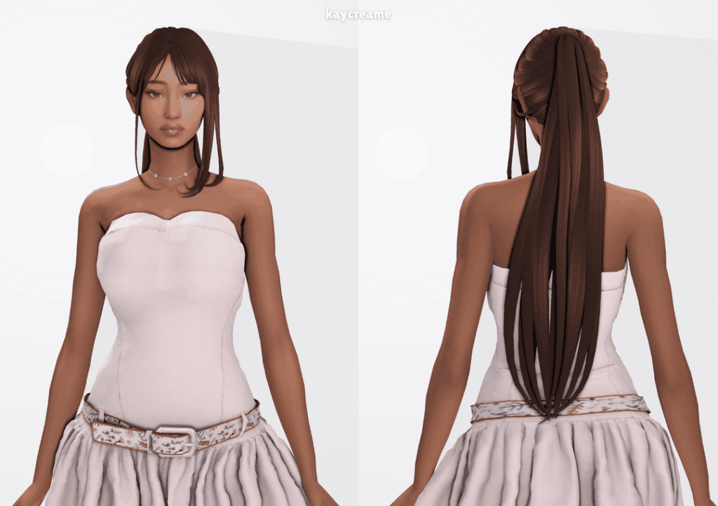 30+ Best Sims 4 CC Ponytail for Your Sims: High, Low, Side, Braided and ...