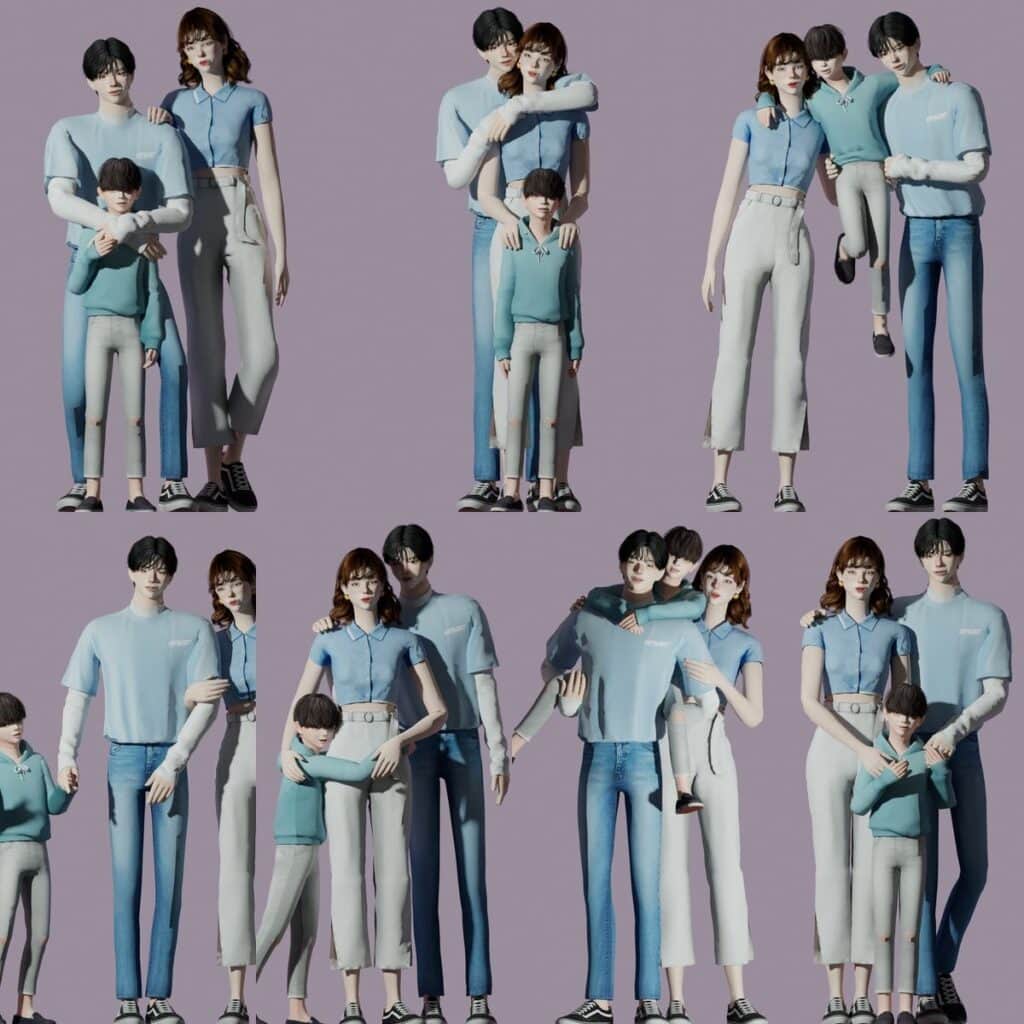 29+ Best Sims 4 Family Poses CC to Capture Perfect Moments