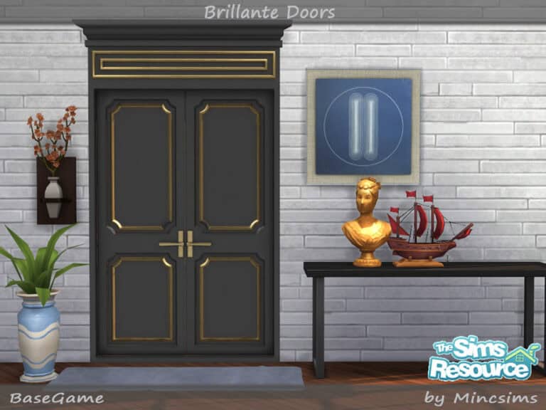 30+ Best Sims 4 Doors CC: Stunning Custom Creations for Every Build