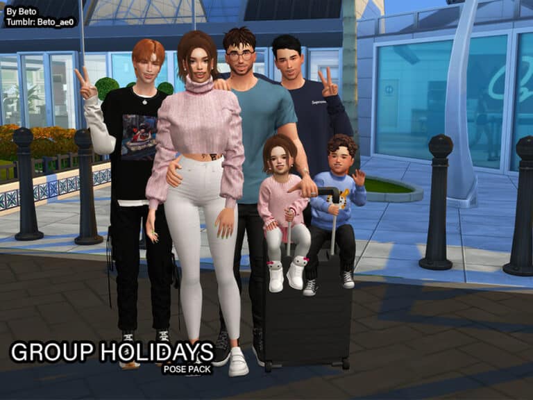 28+ Best Sims 4 Group Poses For Friends, Co-workers, and Party Guests