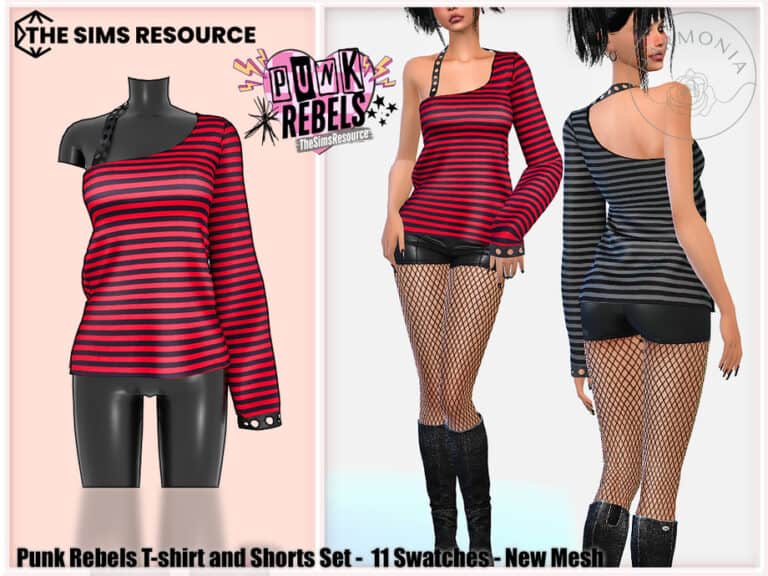 25 Sims 4 Punk CC Finds for Edgy Outfits, Hairstyles & Accessories (2025)